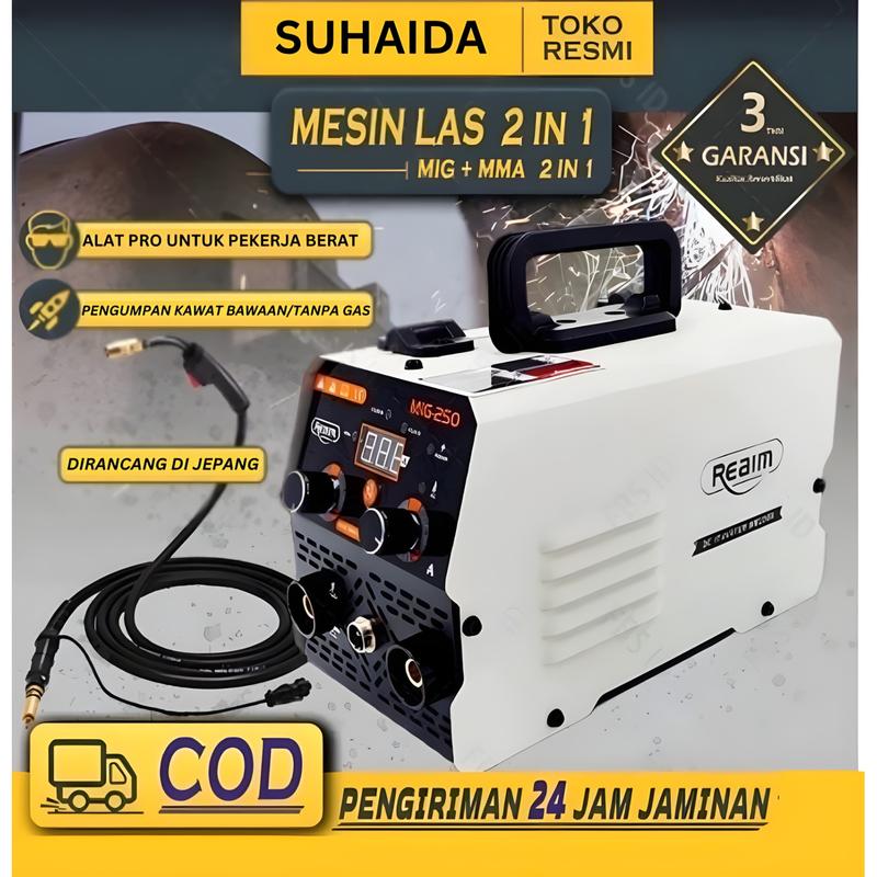 Mesin Las mig Listrik trafo las welding inverter Las Tanpa Gas Travo ...