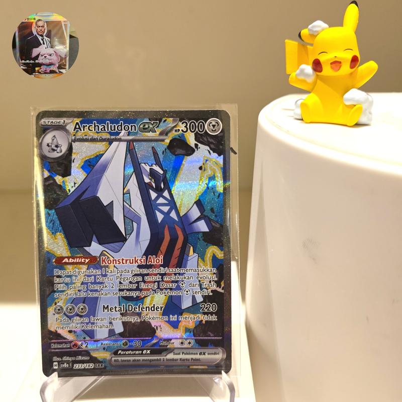 Archaludon Ex Sar sv8s kartu pokemon kilat rasi tcg indo - Shop | Tokopedia