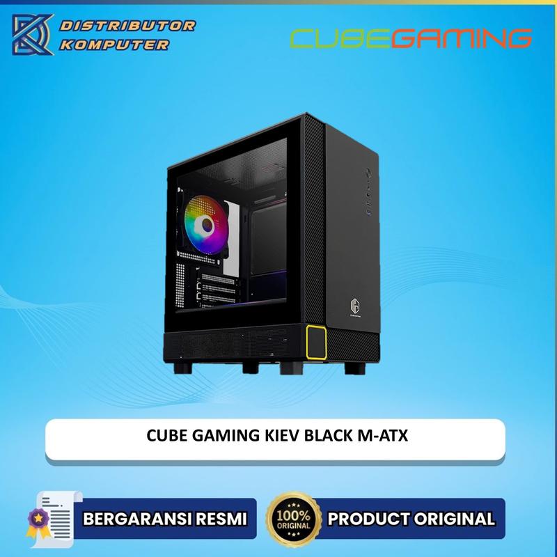CUBE GAMING KIEV - mATX Gaming Case - Mesh L-Shape Minimalis - Shop | Tokopedia