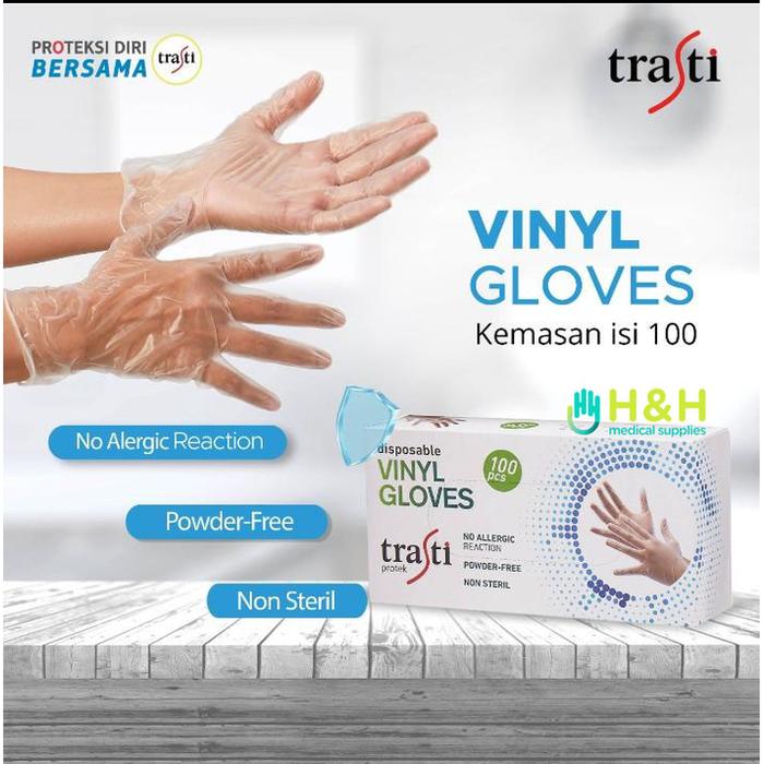 Promo Sarung Tangan Vinyl / Sarung Tangan Vinyl Trasti / Vinyl Glove ...