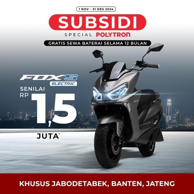 Jual POLYTRON Fox S Electric Sepeda Motor Listrik - OTR JABODETABEK ...