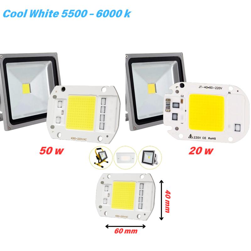 Lampu LED COB Arcomm Chip Floodlight Spotlight 220V Cool White - Shop ...