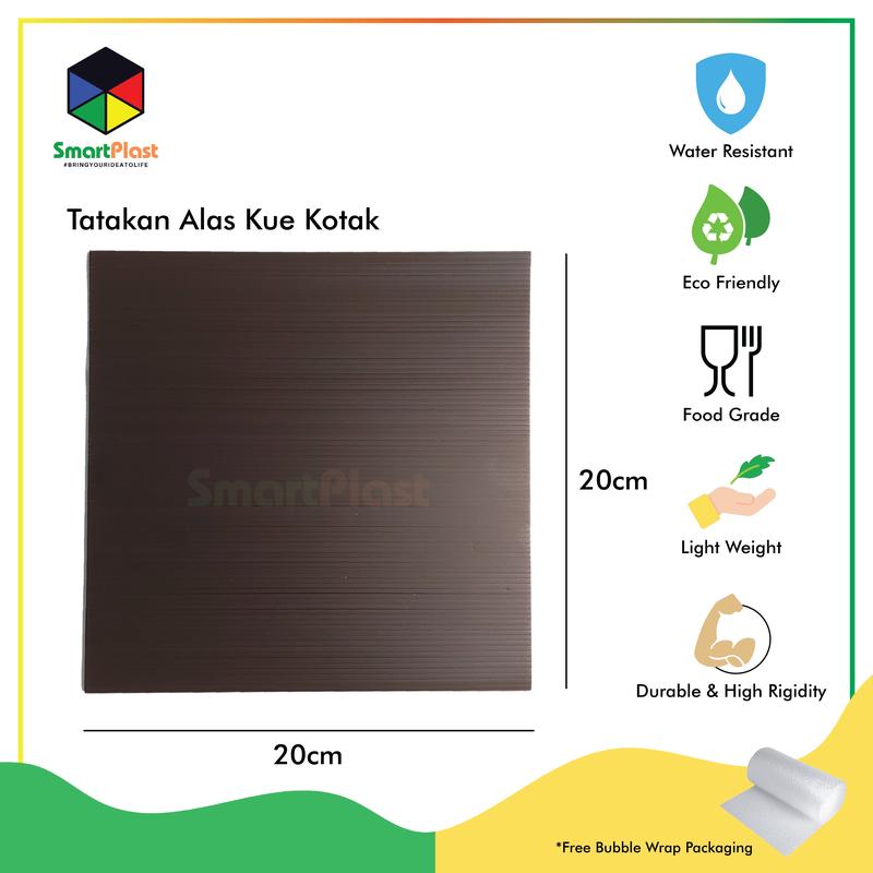 Tatakan Alas Kue, Cake dan Tart Uk. 20 x 20 cm (1 pack isi 1 - Shop ...