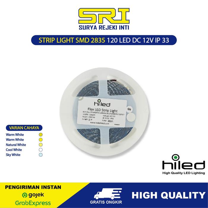 Jual Hiled Strip Led 120led 12v 3000k/4000k/putih mata rapet ip33 ...