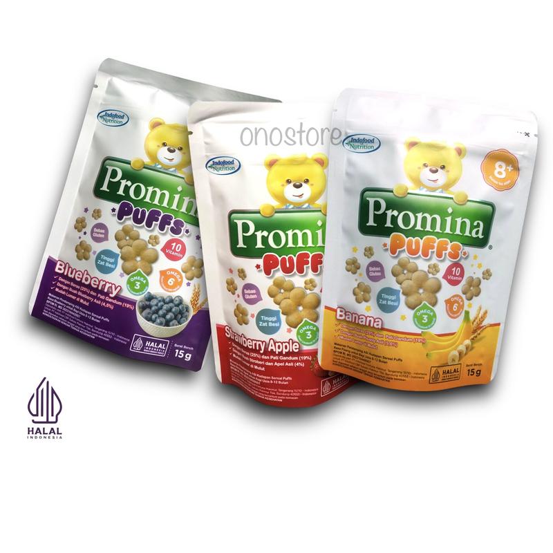 Promina Puff 15 gram 8+ Banana Blueberry - Shop | Tokopedia