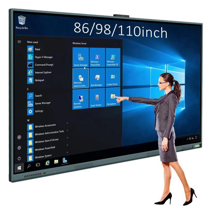 Jual IFP Interactive Flat Display 100/ 98 Inch 4K Smartboard TV Digital ...