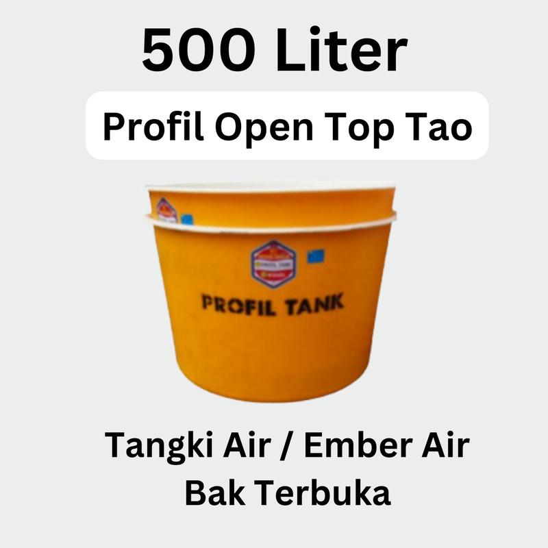 Tandon Tangki Air Bak Terbuka Profil Tank Open Top Tank 500 Liter ...