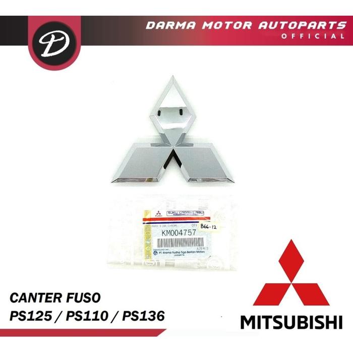 Jual Emblem Tiga Berlian Mark 3 Logo Chrome Mitsubishi Canter KM004757 ...