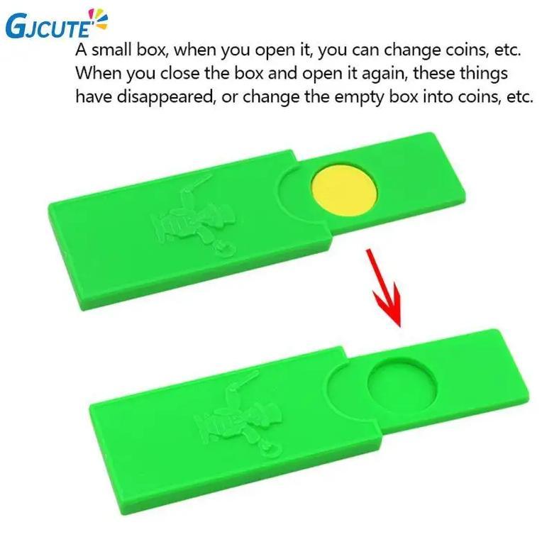 Easy Magic Tricks Coin Disappearing Box Magic Props Children Magic Toy ...