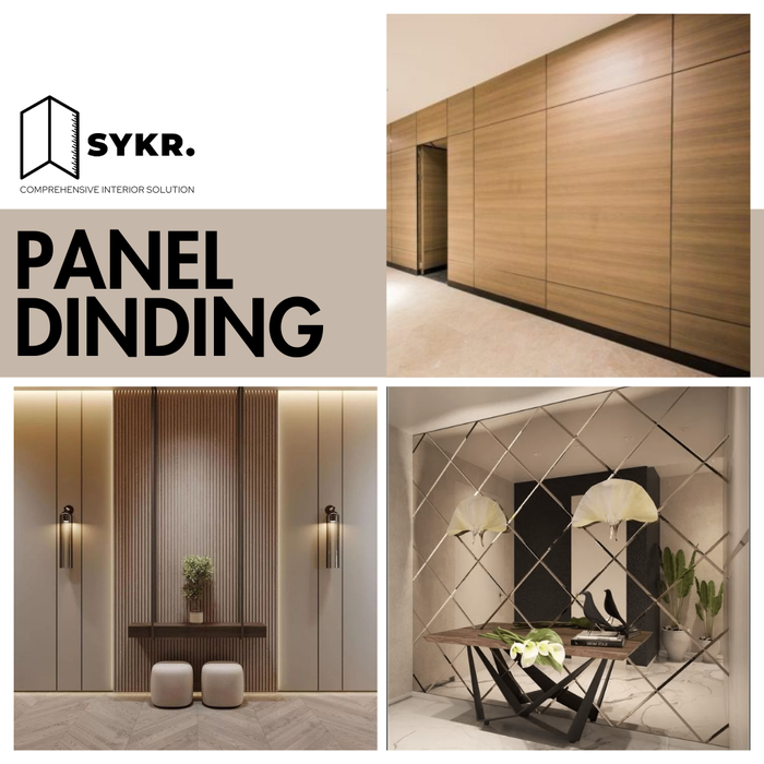 Jual Panel Dinding Wall Minimalis Modern Custom - Cermin, Duco, HPL ...