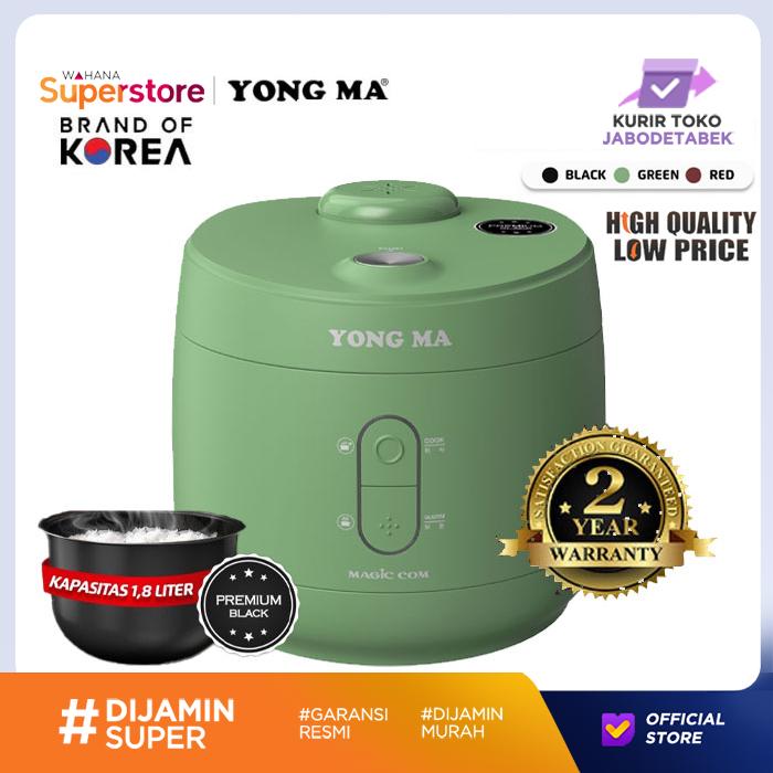Yong Ma Rice Cooker Magic Com Manual 1.8 Liter - SMC7083 Hijau | SMC ...