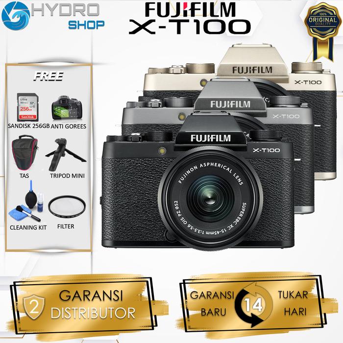 Jual Fujifilm X-T100 Kit 15-45mm / Fujifilm X-T100 Kit XC 15-45 mm OIS ...