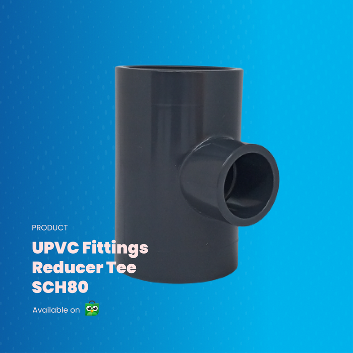 Jual UPVC Fitting Tee Reducer SCH80 ASTM 1 1/2x 3/4" - Kota Tangerang ...