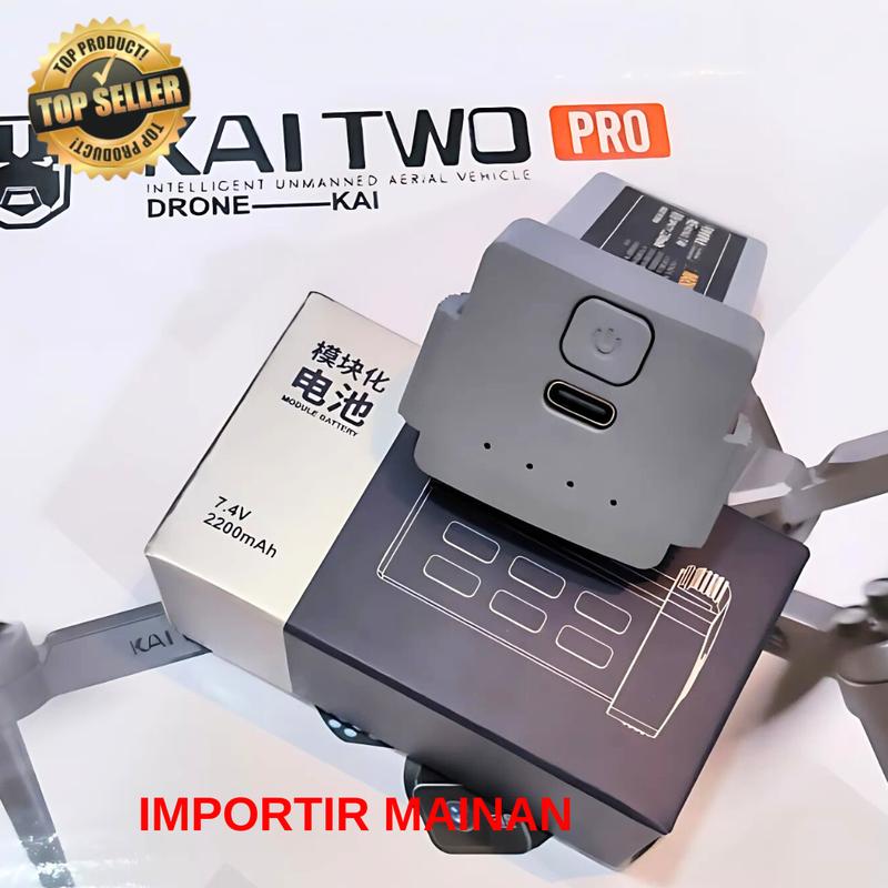 baterai drone KAI TWO pro brushless 2s 7.4v 2200mAH type-C - Shop | Tokopedia