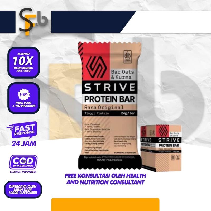 Strive Protein Bar 24 Gr protein - Shop | Tokopedia