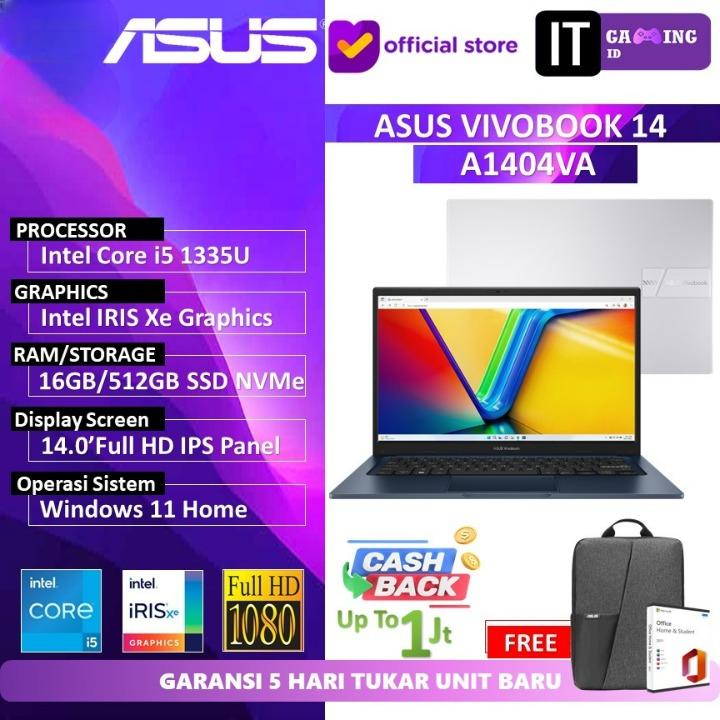 Asus Vivobook 14 A1404VA Core i5-1335U & i5 1334U 16GB 512GB - Shop ...