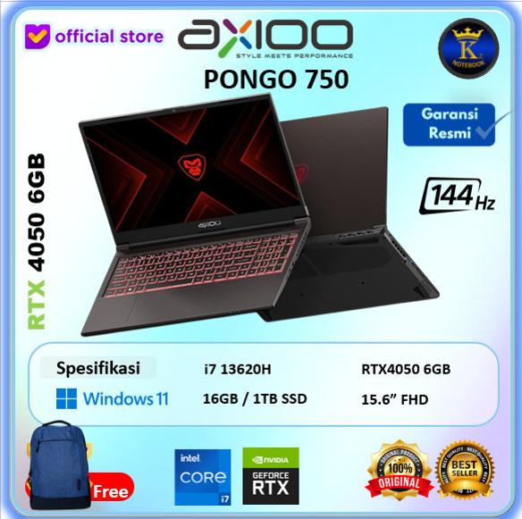 Laptop Axioo Pongo 750 RTX4050 6GB - i7 13620H 16GB 1TB SSD W11 15.6 ...