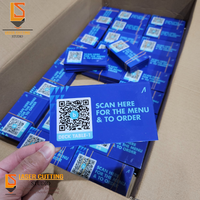 Promo Nomor Meja Custom QR Code Menu Akrilik Print Table Sign Scan QR ...