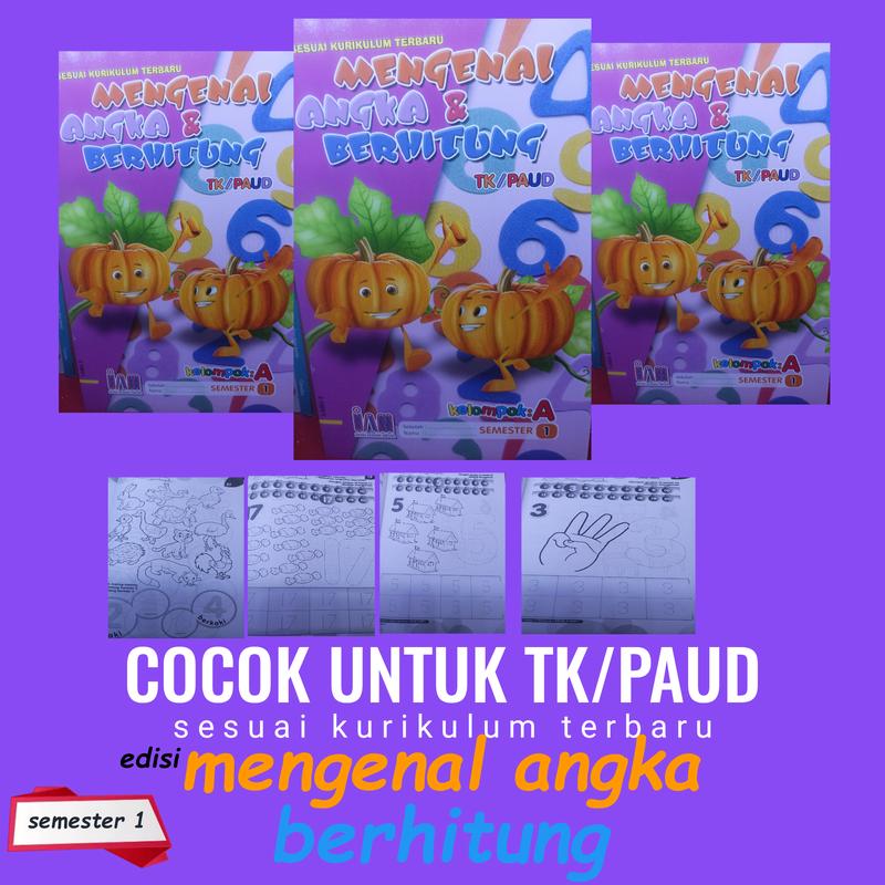 Belajar MENGENAL ANGKA & BERHITUNG A1 cocok untuk TK/PAUD - Shop ...