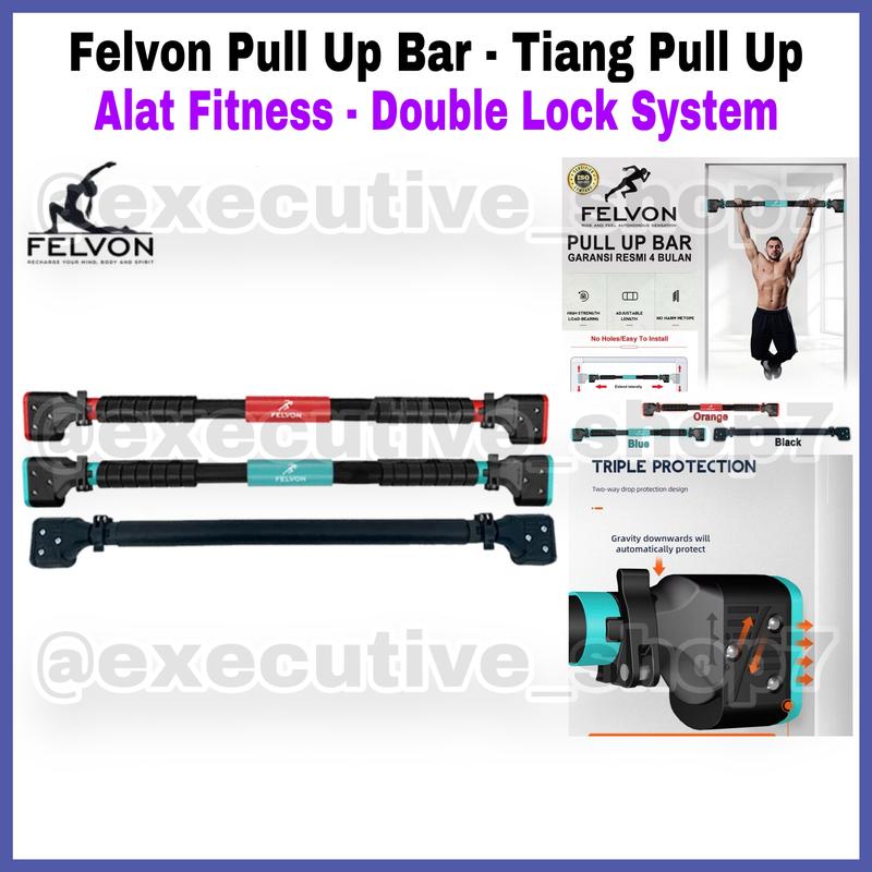 Felvon Pull Up Bar - Tiang Pull Up - Alat Fitness - Double Lock System ...