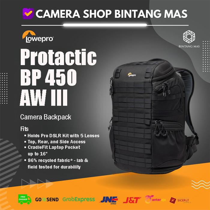 Promo Lowepro ProTactic BP 450 AW III 28L Camera Backpack, Up to 16 ...