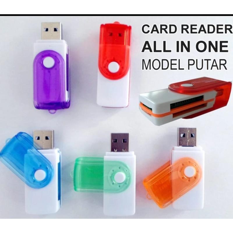 Card reader 4 in 1 USB 2.0 multicard memory converter to flashdisk ...