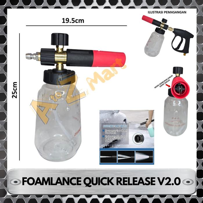 Jual ALAT TABUNG BOTOL SEMPROTAN SEMPROT SABUN BUAT SALJU HIGH PRESSURE ...