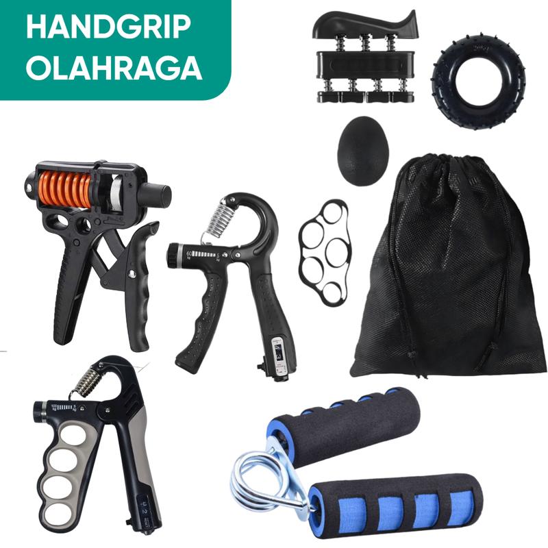 Hand Grip Adjustable Olahraga Tangan 5 60 100 165 Kg Dengan Penghitung ...