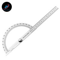 Jual Busur 180 Derajat Combi Penggaris Protactor Stainless Steel 100mm ...