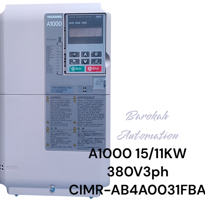 Jual Yaskawa Inverter A1000 15KW/11KW 380V 3ph CIMR-AB4A0031FBA Hemat ...
