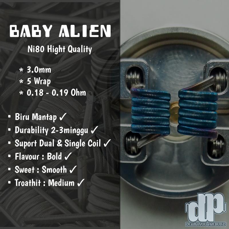 Coil Baby Alien 1pasang Mletek Biru - Shop | Tokopedia