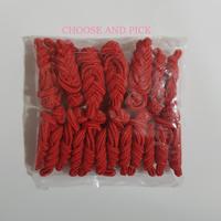 Jual [12pcs] Kancing Cheongsam Polos Merah dan Hitam Isi 12pcs ...