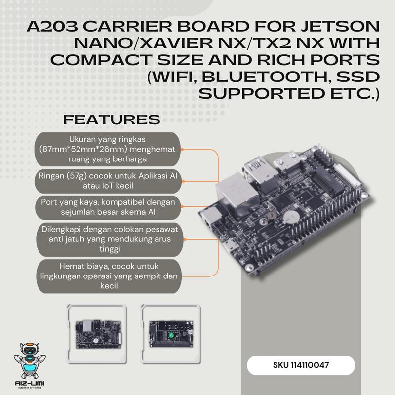 A203 (Version 2) Carrier Board for Jetson Nano/Xavier NX/TX2 NX - Shop ...