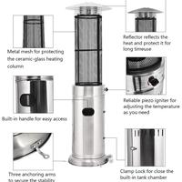 Jual Propane Patio Heater, Floor-Standing Electric Heater w/Wheels ...