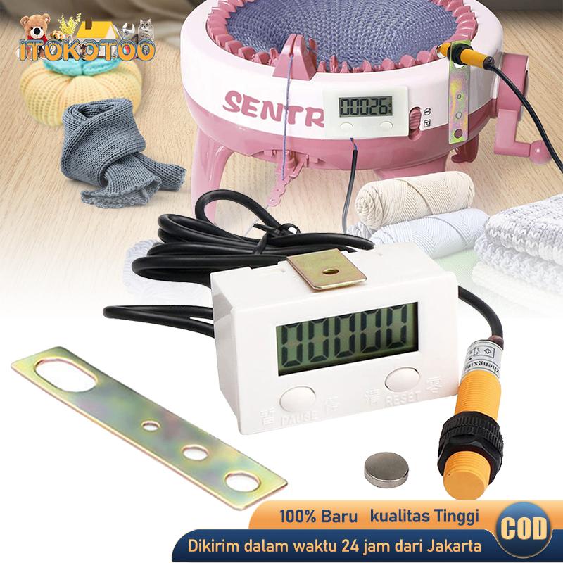 Counter Frekuensi Digital Electronic Lcd Punch Counter Magnetic - Shop ...