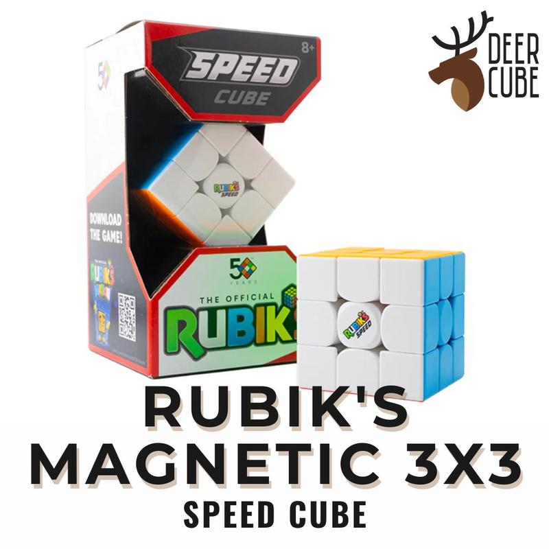Rubik's Magnetic Speed Cube 3x3 - Cubes Magnetik Stickerless 3x3x3 ...