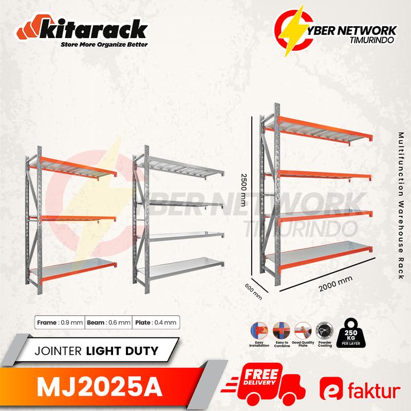 MJ2025 3 Layer - MS Series Kitarack 250KG GRAY KITARACK-RAK GUDANG ...