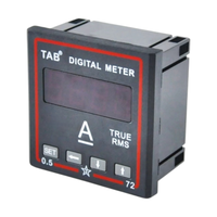 Jual Ampere Meter DC Digital LED 72x72 mm Via Shunt 60mV Ampere Meter ...