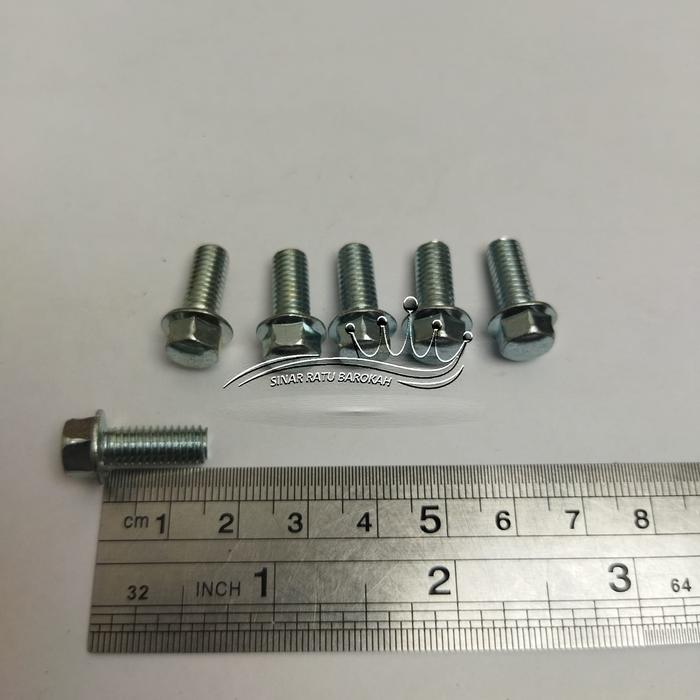 Jual BAUT TOPI KUNCI 8 CVT BLOK MESIN M6X15 BAUD PANJANG 1,5CM 1,5 CM ...
