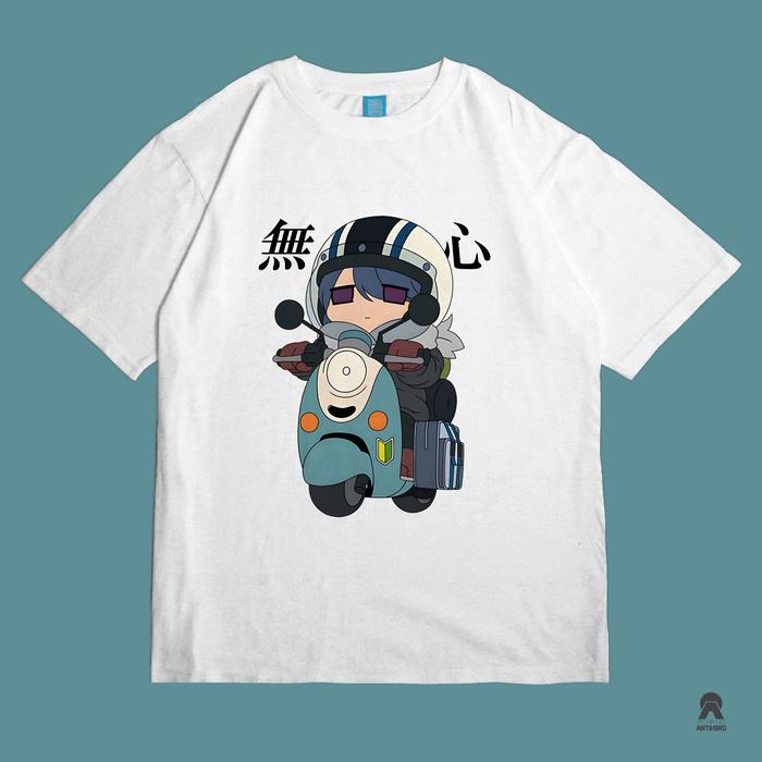 Jual Kaos RIN SHIMA YURU CAMP MOTOR T-Shirt Cotton Combed 24s Baju ...