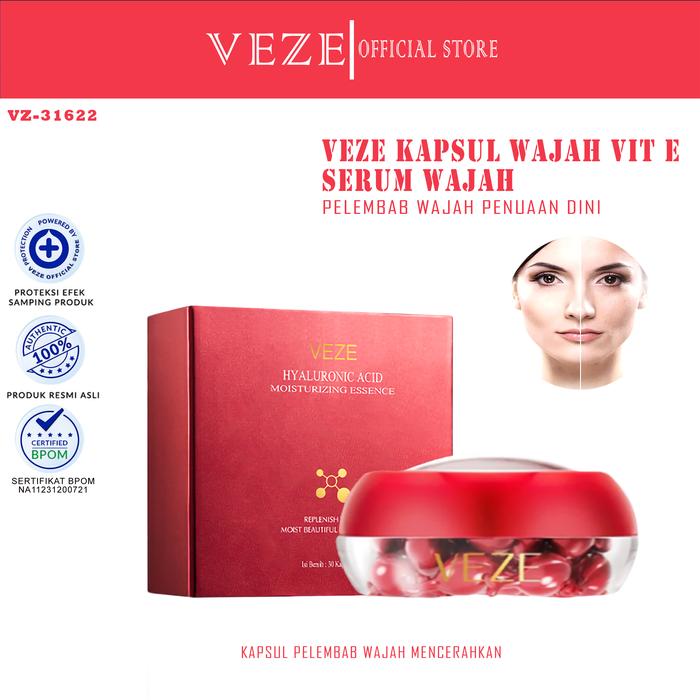 Jual Veze 30 Buah Kapsul Wajah Esensi Vit E Anti Kerut Pemuti -FZ31622 ...