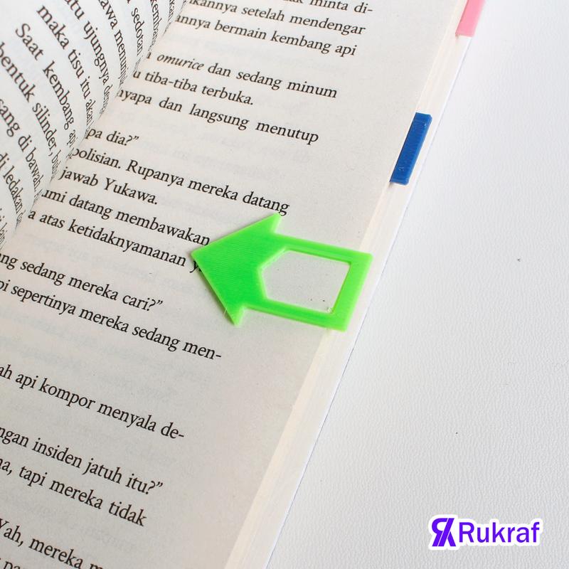 Pembatas Buku / Bookmark / Page Pointer - Model Panah - Shop | Tokopedia