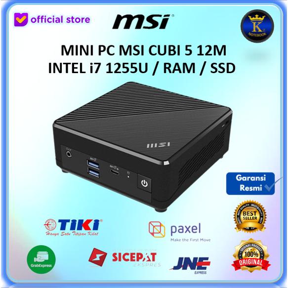 MINI PC MSI I7 GEN 12 CUBI 5 12M FULL SET - RAM / SSD / WIN 11 - Shop ...