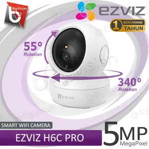 EZVIZ H6C PRO 3MP WIFI CAMERA PTZ 360 KAMERA CCTV INDOOR - Shop | Tokopedia