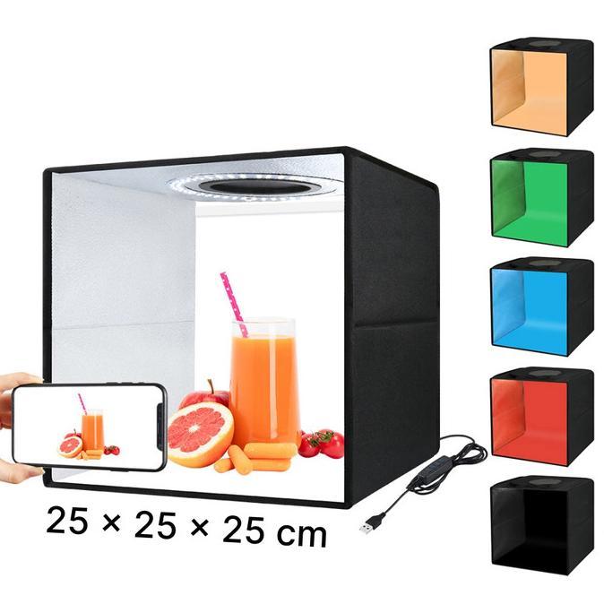 Jual Mini Studio PULUZ Foto Photo Light Box 30cm 112 LED Photobox ...