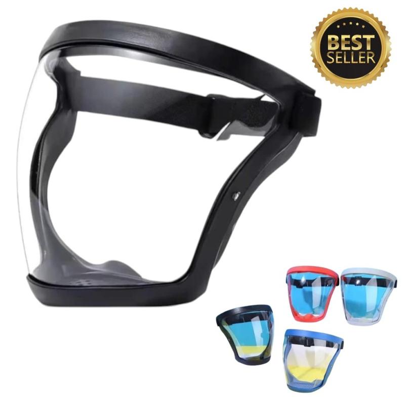 NEW Face Shield Safety Mask Full Face Pelindung Wajah Debu Anti Kabut ...