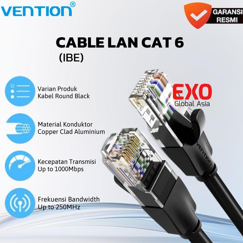 Vention Cable Lan Cat 6 (IBE) UTP Rj45 Ethernet Gigabit Kabel Cat6 ...