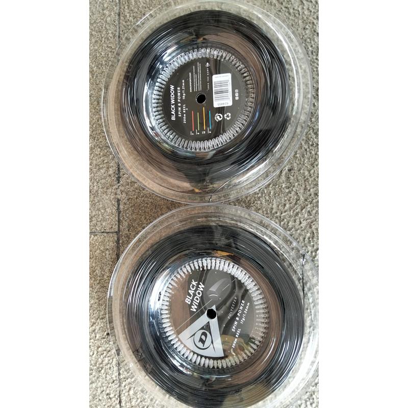 Senar Tenis / Tennis String Dunlop Black Widow 100% Original - Shop ...