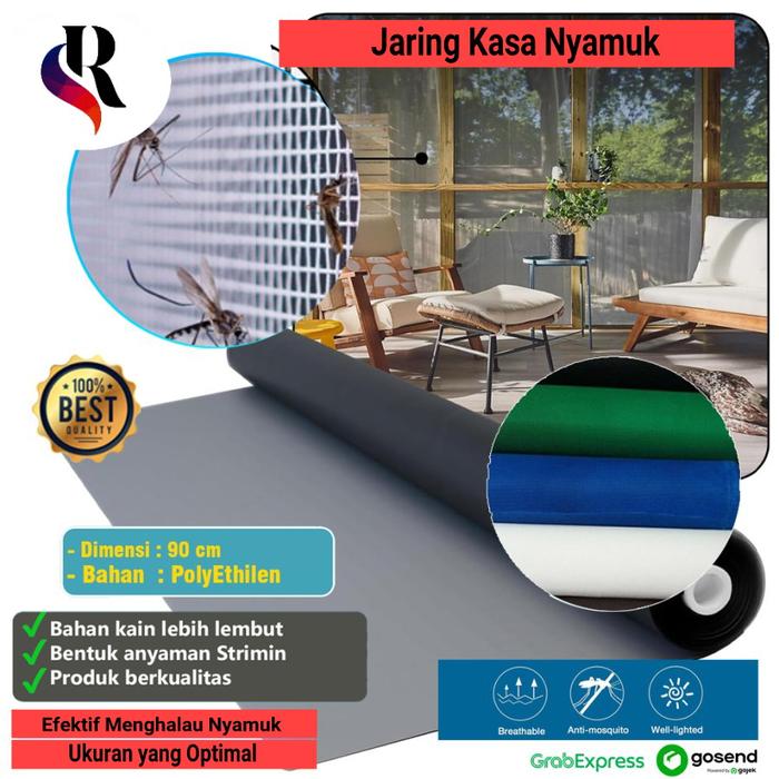 Jual Jaring Kasa Nyamuk Pintu Kawat Premium Penutup Ventilasi Rumah ...