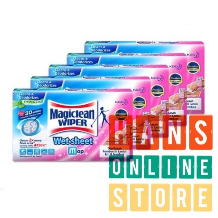 MAGICLEAN Wiper Wet Sheet 8S x5 - Shop | Tokopedia